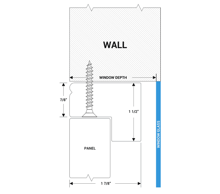 Louvered Arched Wood Shutters from Direct Buy Blinds
